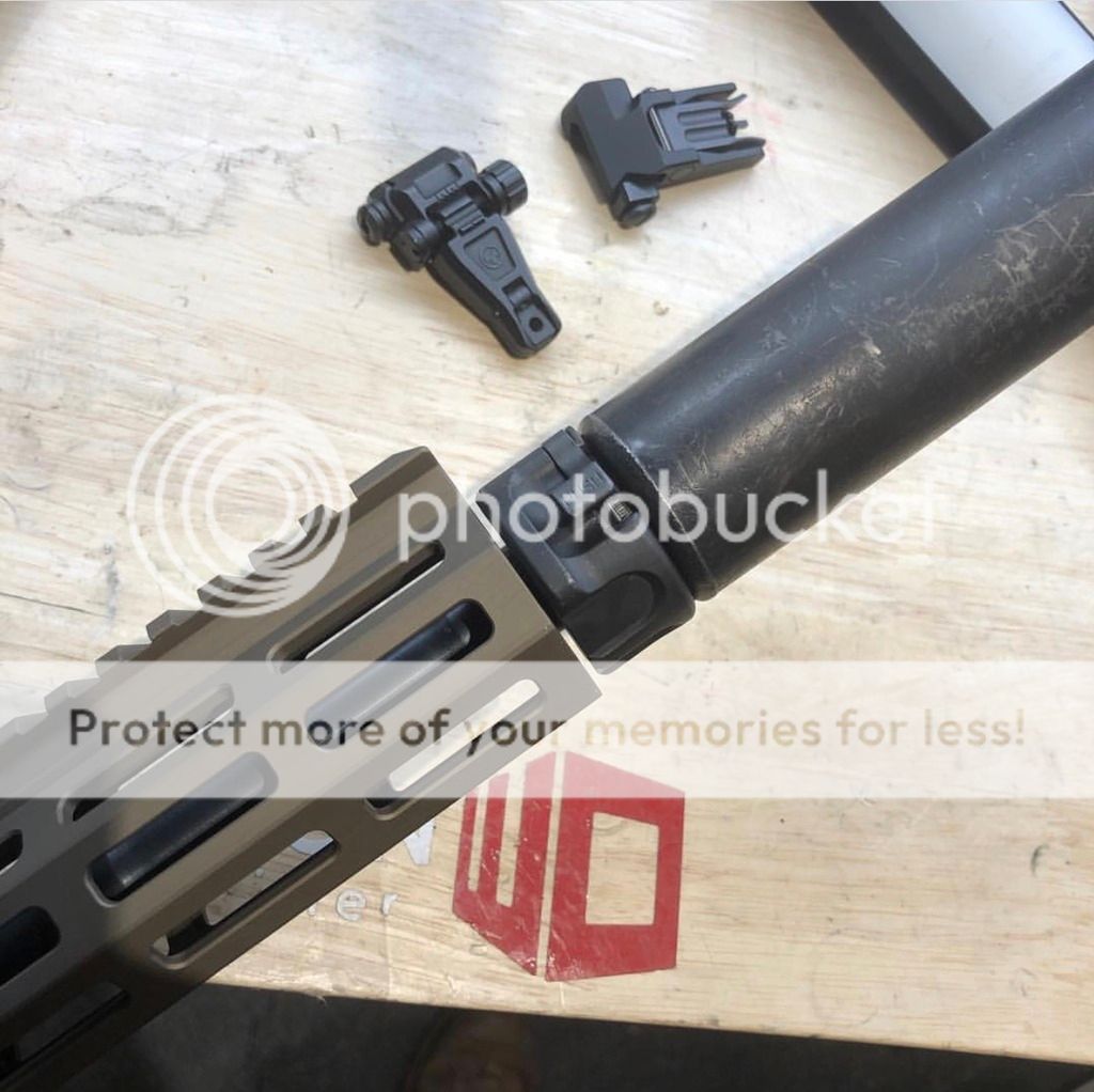 Got pictures of your 13.9 inch Triarc track 2.0 Barrel with a 13.5 inch ...