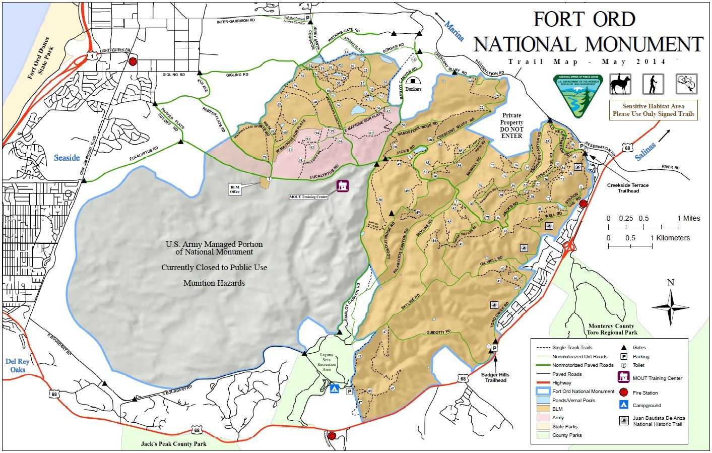 PSA new Fort Ord trail map | Mountain Bike Reviews Forum