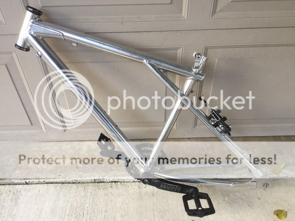 Just picked up the Frame for my MTB to BMX conversion build ...